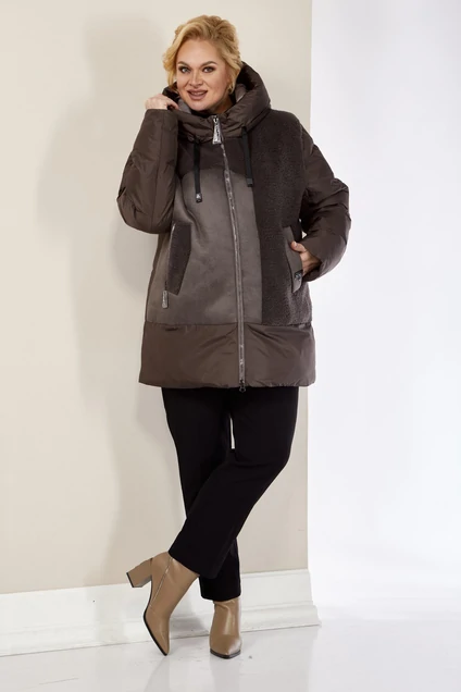 Куртка 2100 какао Shetti купить в интернет магазине Велесмода